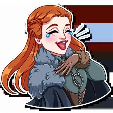 Sticker Pack De Sansa Stark Stickers Cloud