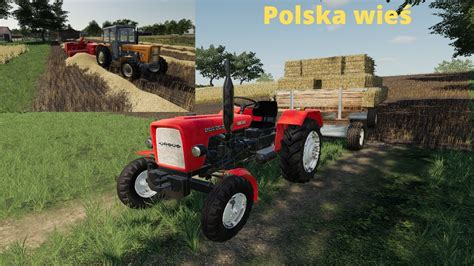 Prasowanie słomy w kostki Polska wieś 2 YouTube
