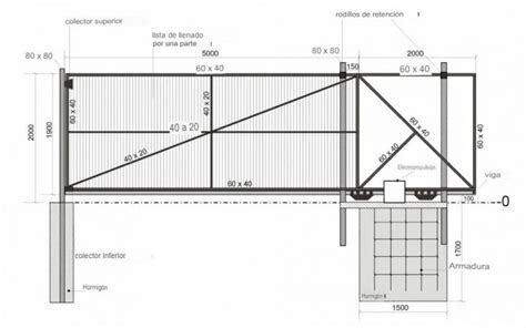 Planos De Portones Corredizos Y Levadizos PDF