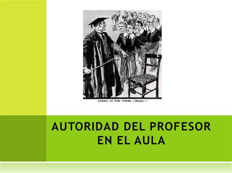 Autoridad Del Profesor En El Aula PPT Descarga Gratuita