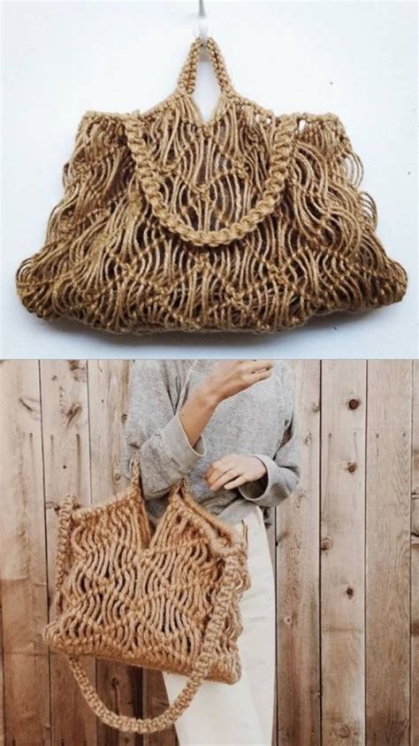 33 Modelos de bolsas de macramê De Frente Para O Mar