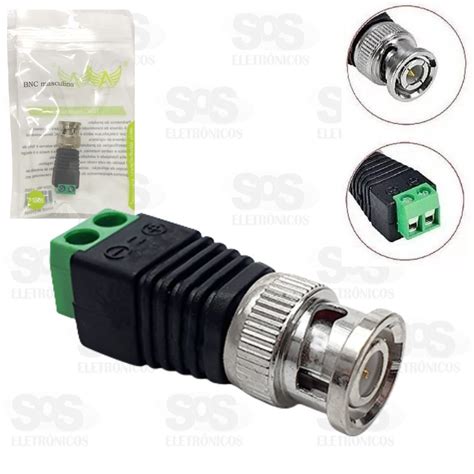 Conector Borne BNC Macho Unitário Altomex J 5505