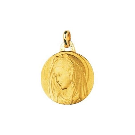 Achat Médaille de baptême vierge en or jaune Bijouterie Guillemette