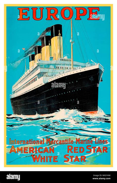 Rms Paquebot Olympique Navire Jumeau Du Rms Titanic Banque De