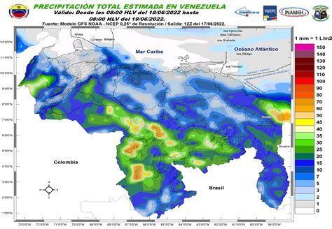 INAMEH inestabilidad atmosférica nubosidad abundante y lluvias en
