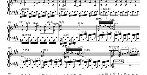 Moonlight Sonata Complete Rd Mvt Sheet Music With Letters