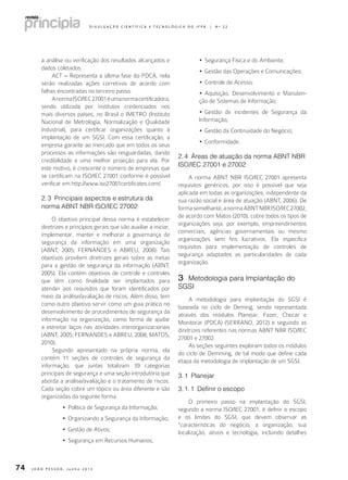 Uma metodologia para implantação de um sistema de gestão de segurança