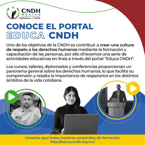 CNDH en México on Twitter Ya conoces nuestro curso en línea sobre