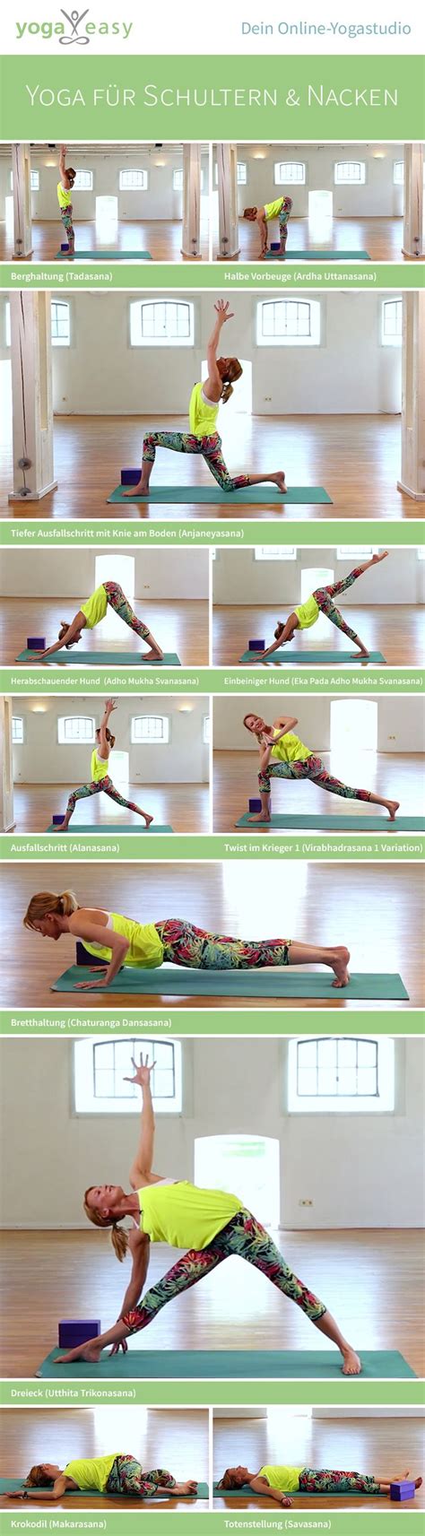 Yoga für Schultern Nacken Diese Yoga Übungen lockern und entspannen
