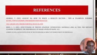 A Lesson Presentation Of Research Result Ppt