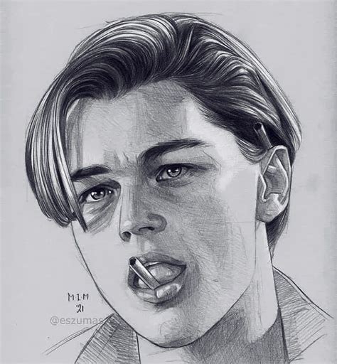 Leonardo D Realistic Drawings Portraiture Drawing Drawing People