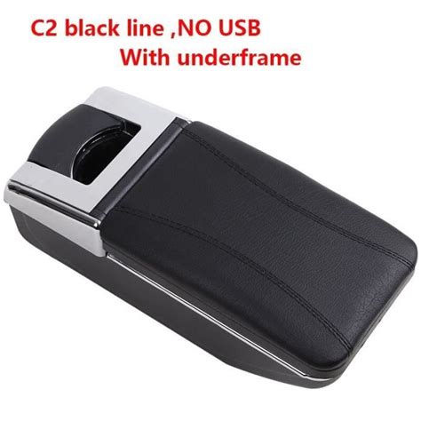 C Rotatif Noir Accoudoir Central Universel De Voiture Bo Te De