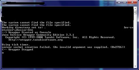 Java Service Wrapper Server Socket Creation Failed Stack Overflow