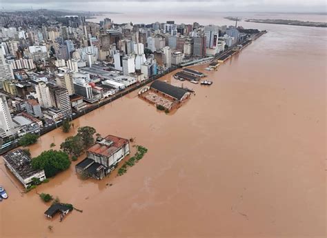 Gua Ba Tem Alerta De Inunda O Extrema E Port O Rompe Em Porto
