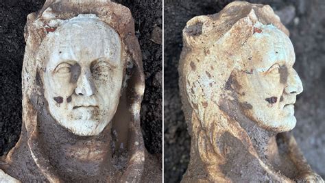 Descubren estatua de Hércules durante reparación de alcantarillado en