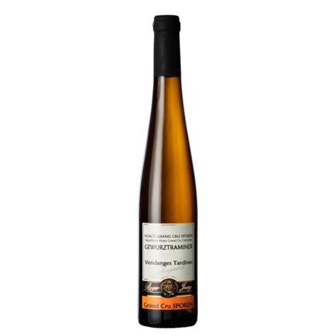 Alsace Gewurztraminer 2018 Grand Cru Sporen Vendanges Tardives 50cl