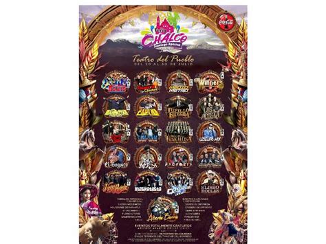 Feria de Chalco 2023 La Arrolladora Los Acosta y más gratis