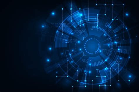 Circuito Vetorial Tecnologia Abstrata Fundo Conceito Digital Hitech