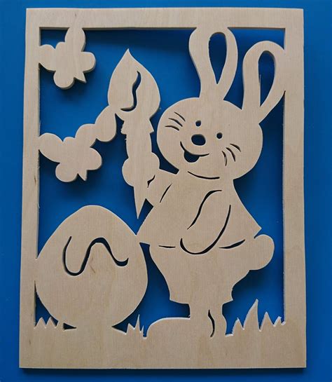 Fensterbild Ostern Hase Frühling Amazon de Handmade