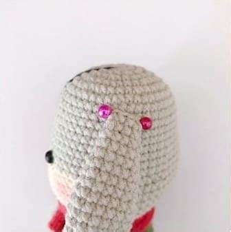 Patr N Gratis Tierno Burro De Navidad Juguete Amigurumi Crochetisimo
