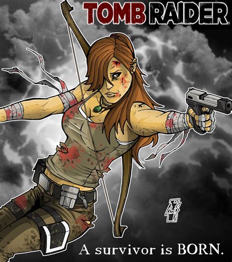 Lara Croft A Survivor Is Born By Spidertof On Deviantart