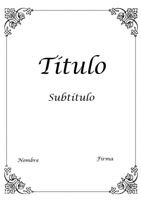PORTADAS MINIMALISTAS Fondos Gratis Word