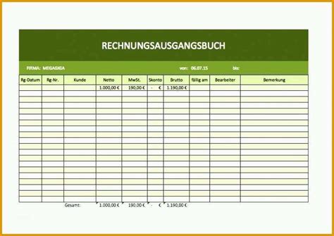 Spezialisiert 15 Einnahmen Ausgaben Rechnung Excel Vorlage Kostenlos