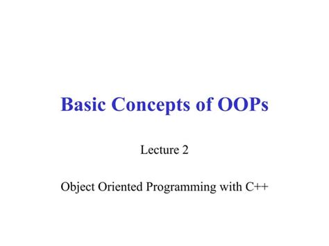 chapter1 introduction to object oriented programming and software d…