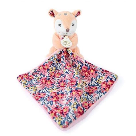 BOH AIME Doudou FAON Beige Avec Mouchoir Doudou Et Compagnie BCD
