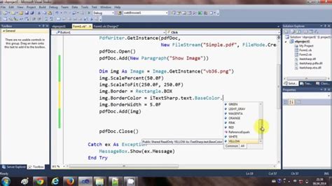 visual basic net tutorial 49 working with images in itextsharp pdf file porn video on brownporn