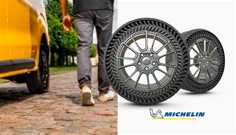 Pneu sem ar conheça a tecnologia Uptis da Michelin que não precisa