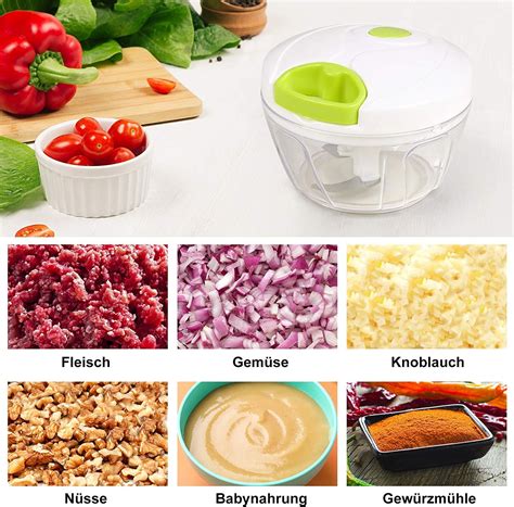 Hachoir Universelle avec Ficelle Trancheur de légumes et Fruits 400 ML
