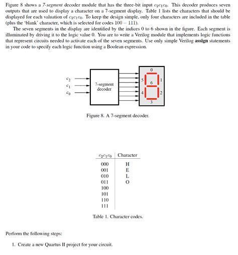 solved figure 8 shows a 7 segment decoder module that has