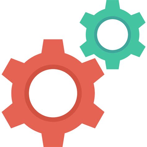 Settings Gear Vector SVG Icon SVG Repo