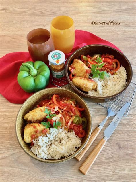 Hauts de cuisses de poulet façon basquaise Diet Délices Recettes