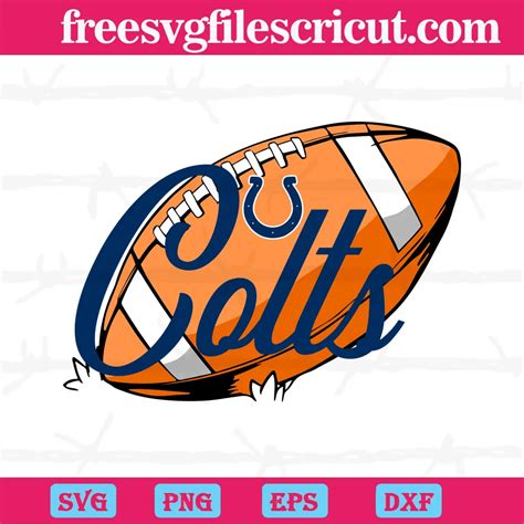 Indianapolis Colts Nfl Ball Design Files Free Svg Files For Cricut