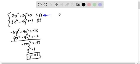 solved solve each nonlinear system of equations