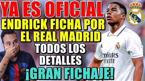 OFICIAL ENDRICK NUEVO JUGADOR Del MADRID FIRMA HASTA 2030 TODOS