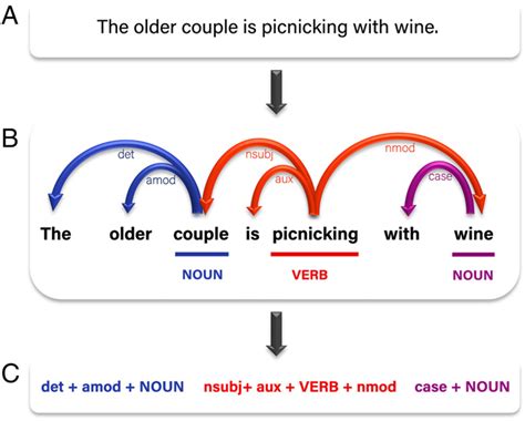 extracting syntactic rules of a dependency parse a sentences download scientific diagram