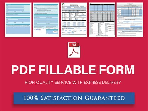 A Professional Fillable PDF Form Upwork
