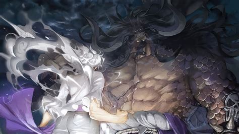 Luffy Gear Vs Kaido One Piece K L Wallpaper Iphone Phone