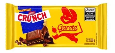Chocolate Nestlé Garoto Crunch 80g Edição Limitada MercadoLivre