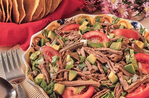 Receta De Salpic N De Res En Tostadas Cocina Mexicana Recipe Food