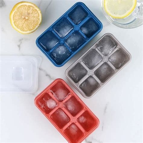 Bac À Glaçons Glacière À 6 Compartiments De Qualité Alimentaire Grands