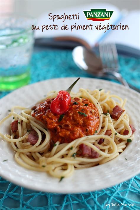 Recette des Spaghetti Panzani à la sauce piment doux
