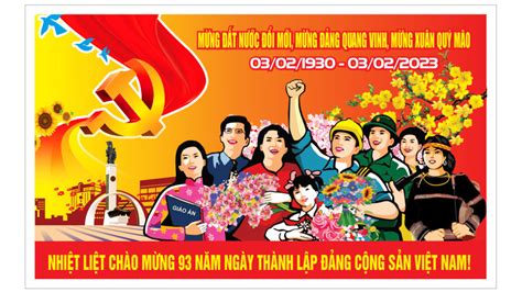 KỶ NIỆM 93 NĂM NGÀY THÀNH LẬP ĐẢNG CỘNG SẢN VIỆT NAM 03 02 1930 03 02