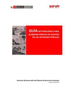 GUÍA METODOLÓGICA PARA ELABORAR PERFILES DE gu 205 a metodol 211