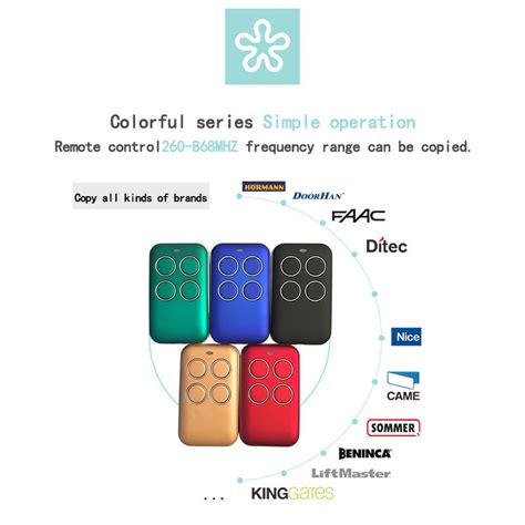 Auto Multi Frequency 280 868MHz Brand Copy Rolling Code RF Universal