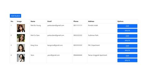 create read update delete crud with mysqli object oriented php bootstrap 5 jquery