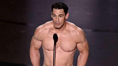 Oscars Viral Moments From John Cena Appearing On Stage Naked To